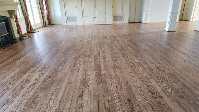 Badly Sun Damaged Hardwood Floors Incite Major Repairs